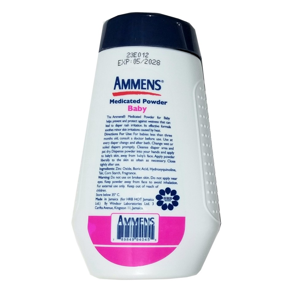 Ammens Medicated Baby Powder 150 g or 5.5 oz each bottle (Pack of 2) | eBay