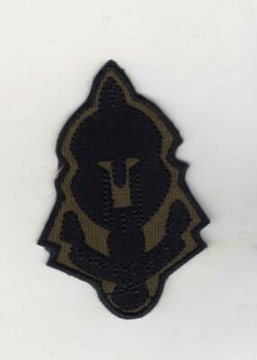 SPECIAL RECONNAISSANCE REGIMENT EMBROIDERED BERET BADGE BLACK ON OLIVE ...