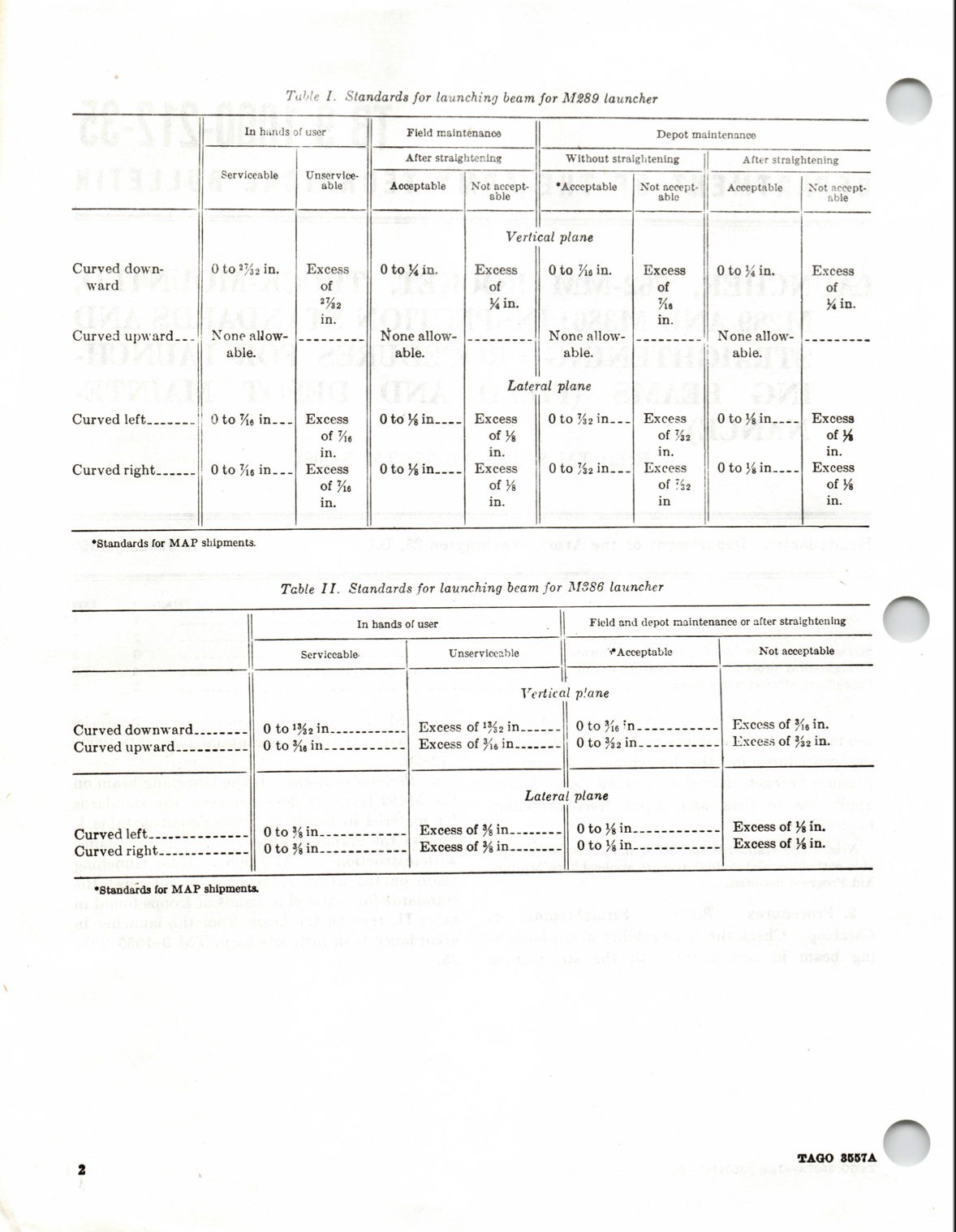 TB 9-1000-212-35 LAUNCHER 762MM ROCKET TRUCK M289 M386 HONEST JOHN On ...