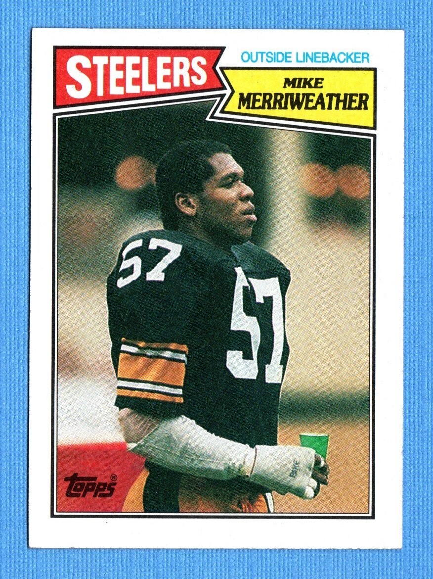 1987 Topps #291 Mike Merriweather NM Pittsburgh Steelers | eBay