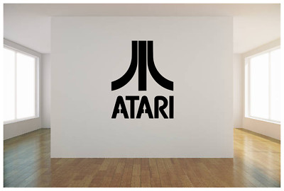 ATARI Logo Large WALL VINYL ART DECAL 22X27" BEDROOM HOME DECOR | eBay