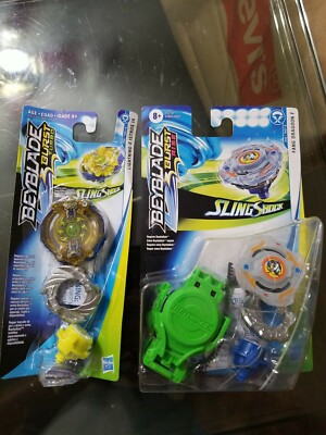 Beyblade Burst RISE Sling Shock Fang Dragoon F D48 & Lightning Istros ...