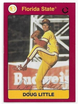 DOUG LITTLE Autographed Signed 1991 card #142 FSU Florida State ...