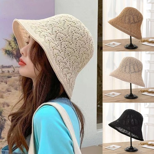 Breathable Bucket Hat Sun Hat Anti-UV Fisherman Cap Women Girls | eBay