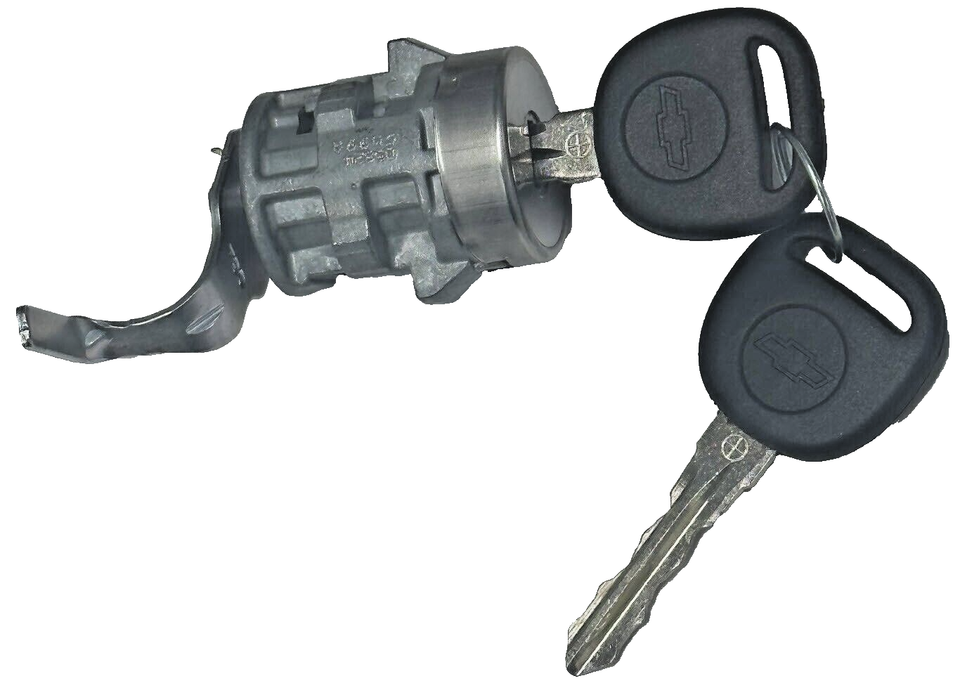 GM Chevrolet OEM TAILGATE Lock Cylinder Assembly W/2 Chevy Bow-Tie Logo ...
