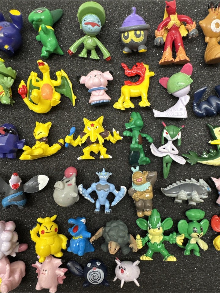 Huge Lot Of 45+ Pokemon 1" Inch Mini Figures Toys RL & R/L.W - Y2K | eBay