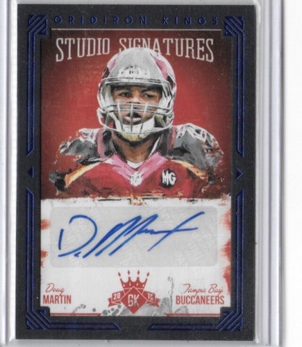 Doug Martin 2015 Panini Gridiron Kings Blue Framed Auto Autograph 08/10 ...