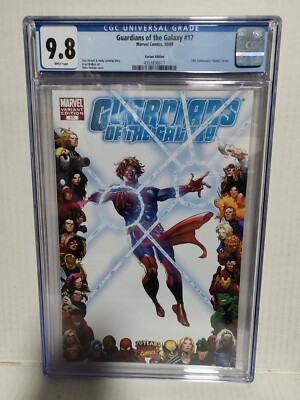 GUARDIANS OF THE GALAXY #17 2009 70TH ANN ADAM WARLOCK VARIANT CGC 9.8 ...
