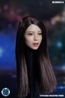 SUPER DUCK 1/6 SDH023A Brown Straight Hair Head Sculpt Fit 12'' Figure ...