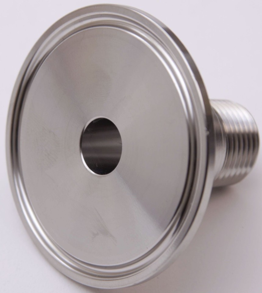 NPT Adapter | Tri Clamp 2 inch x MNPT 1/2 in. - Stainless Steel SS304 ...