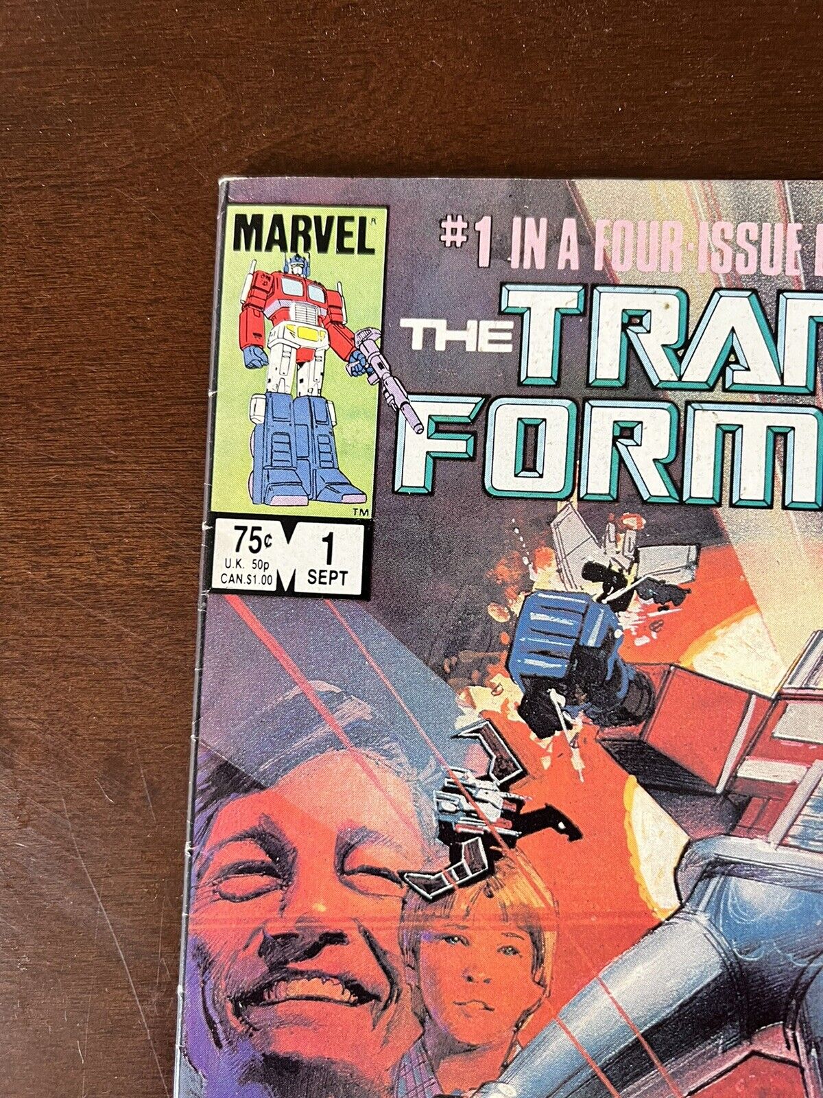 Transformers #1 Marvel Comics White Pages First Appearance | eBay