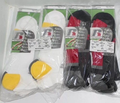 (4) Pair Russell Men's Sport Performance Nylon Socks Ankle & No Show | eBay