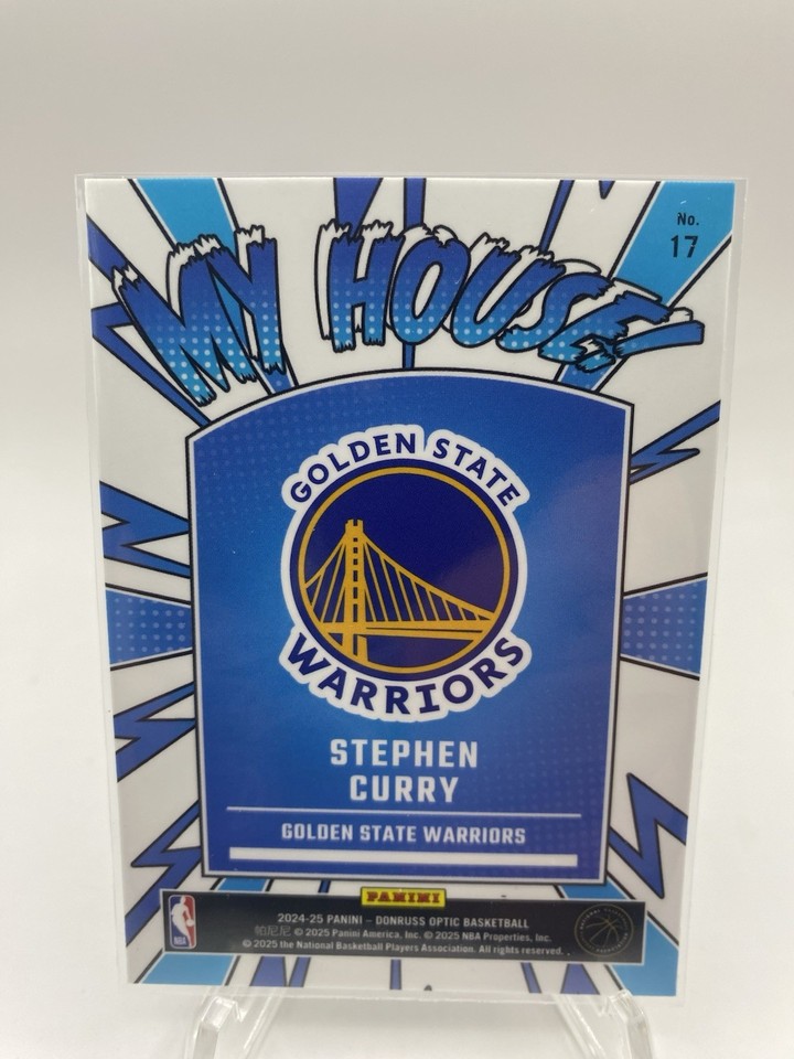 2024-25 Panini Donruss Optic Basketball My House Stephen Curry #17 ...