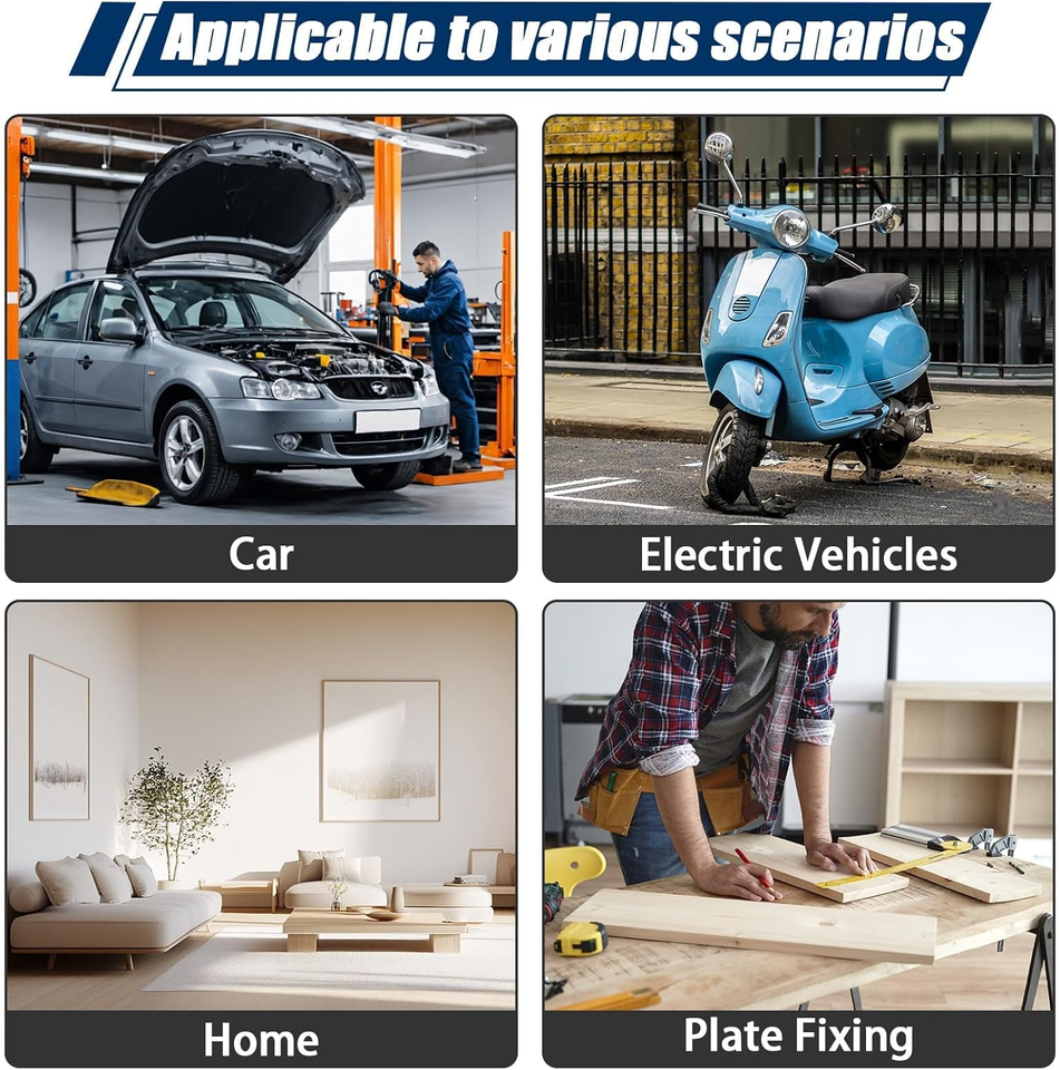 200 PCS Grip Auto Zip Tie Buckles, Nylon Universal Cable Tie Buckle ...