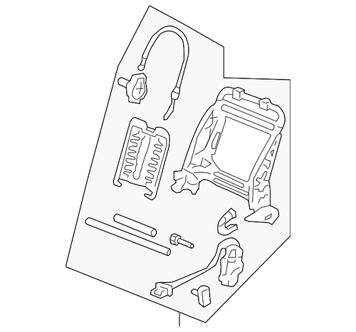Genuine Honda Frame R Front Seat-Back 81126-SDA-A12 | eBay