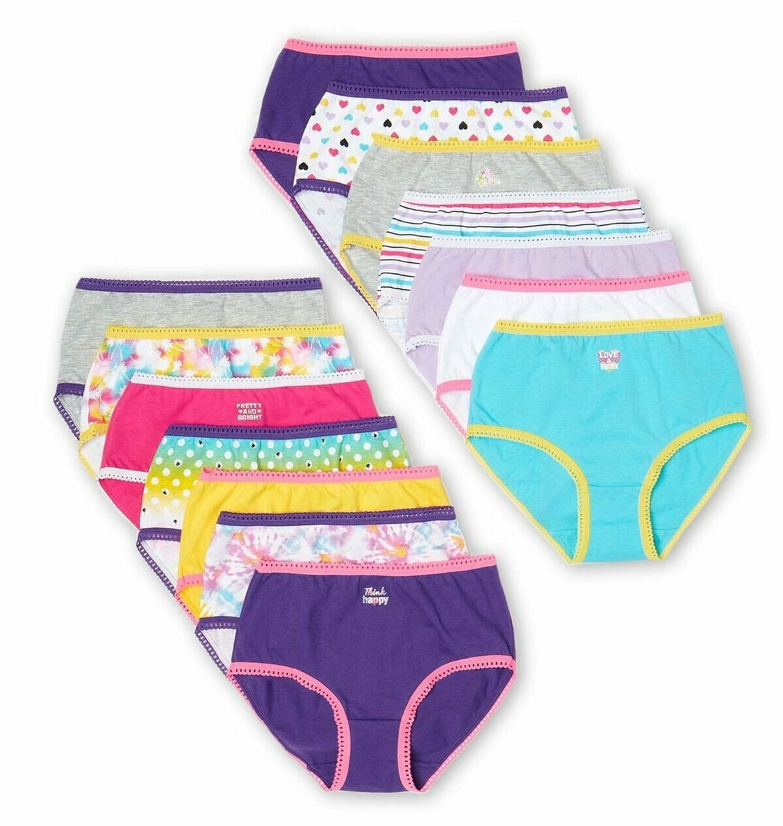 Underwear For Girls Zebricolo Toddler Girls Underwear 10 Pack, 100%