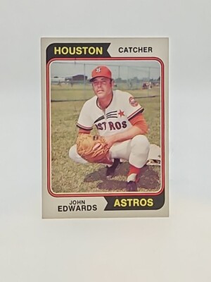 1974 Topps #635 John Edwards Vintage Houston Astros Baseball Card | eBay