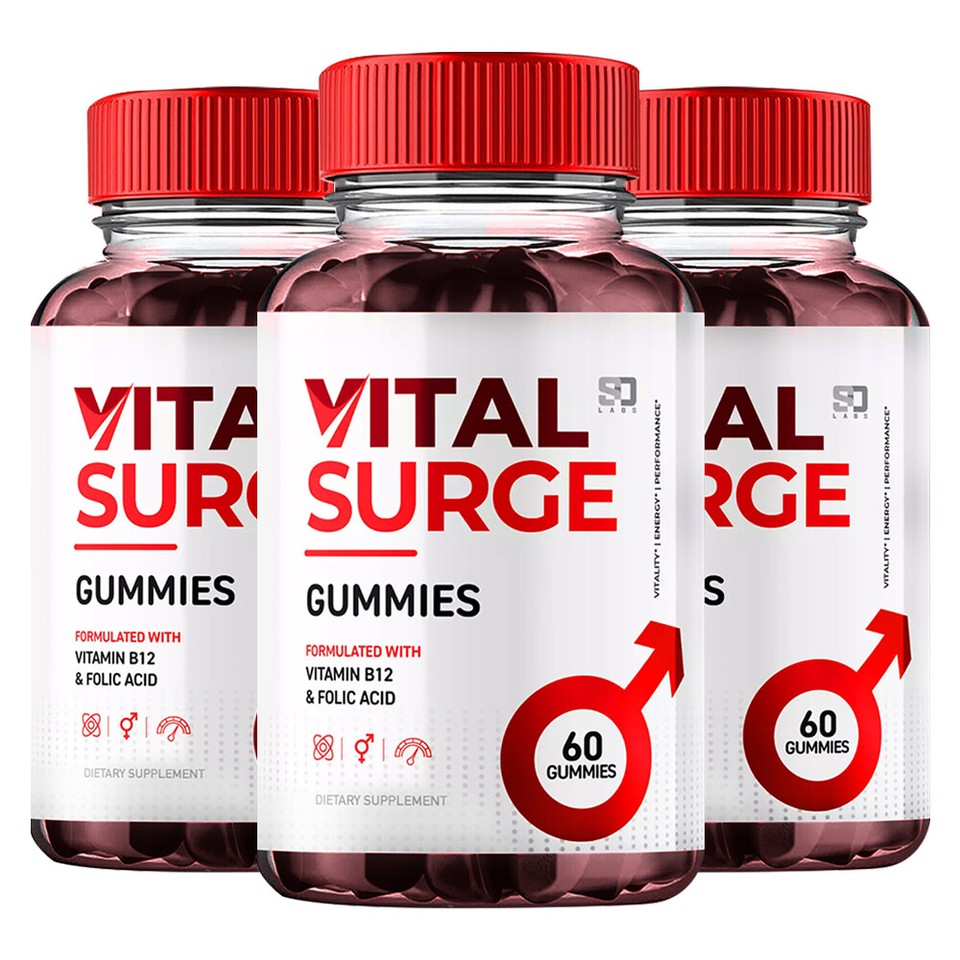 Vital Surge Male Gummies, Vital Surge Testo Support,Gummys Performance ...
