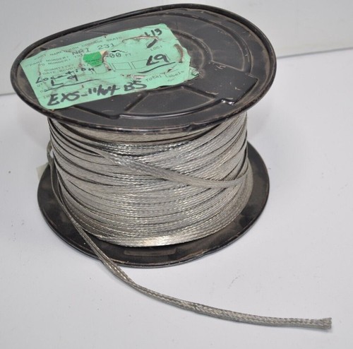 900'+ Spool 14 AWG Continental Cordage Tinned Copper Flat Braid NRI-231 ...