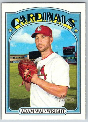 2021 TOPPS HERITAGE ADAM WAINWRIGHT ST. LOUIS CARDINALS #6 | eBay