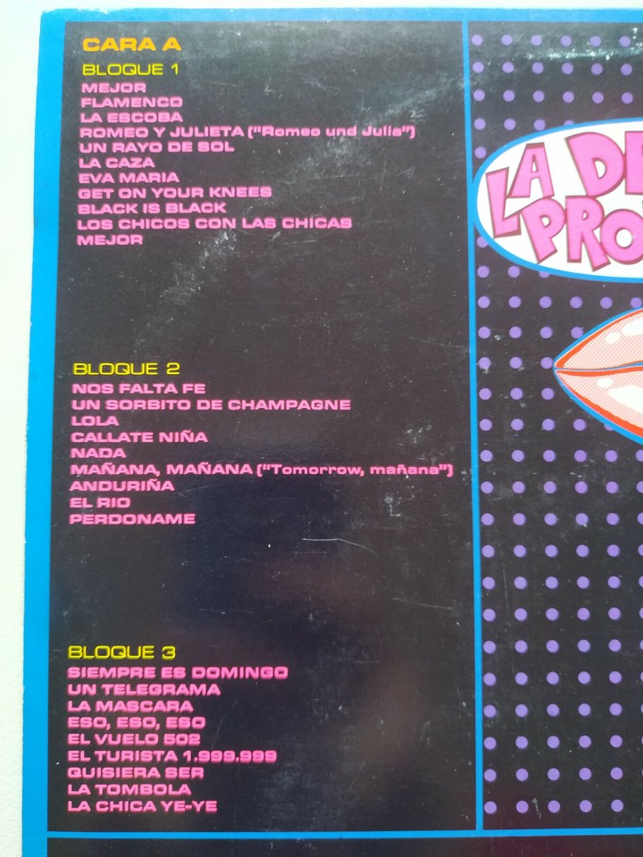 LA DECADA PRODIGIOSA 1985 Hispavox Pop Spagnolo - LP 12" Vinilo - VG/VG ...