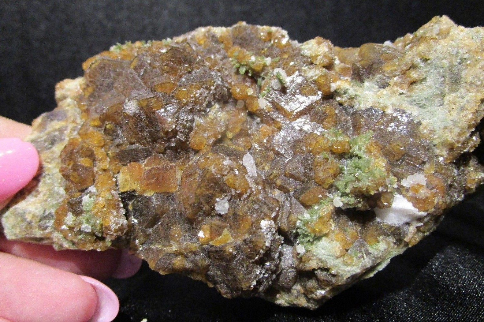 Andradite Garnet Crystals, Browns and Green, Possible Orange Grossular ...
