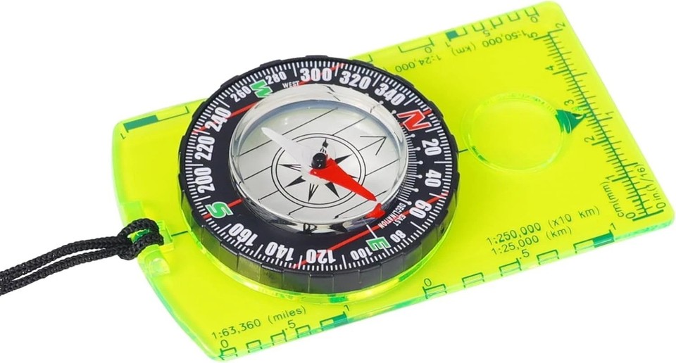 Orienteering Compass for Hiking Survival, Hiking Backpacking Compass ...