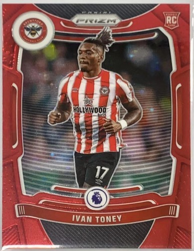 2021 Panini Prizm Ivan Toney /28 Base Prizms Red Stars #150 | eBay