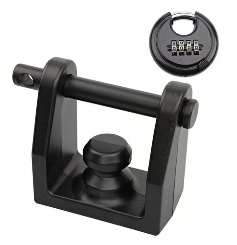 TL-20 Heavy-Duty Trailer Coupler Lock w/ Padlock For Bulldog Style ...