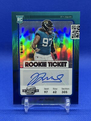2021 Contenders Optic Jay Tuffle Rookie Ticket Auto #175 Blue /99 | eBay