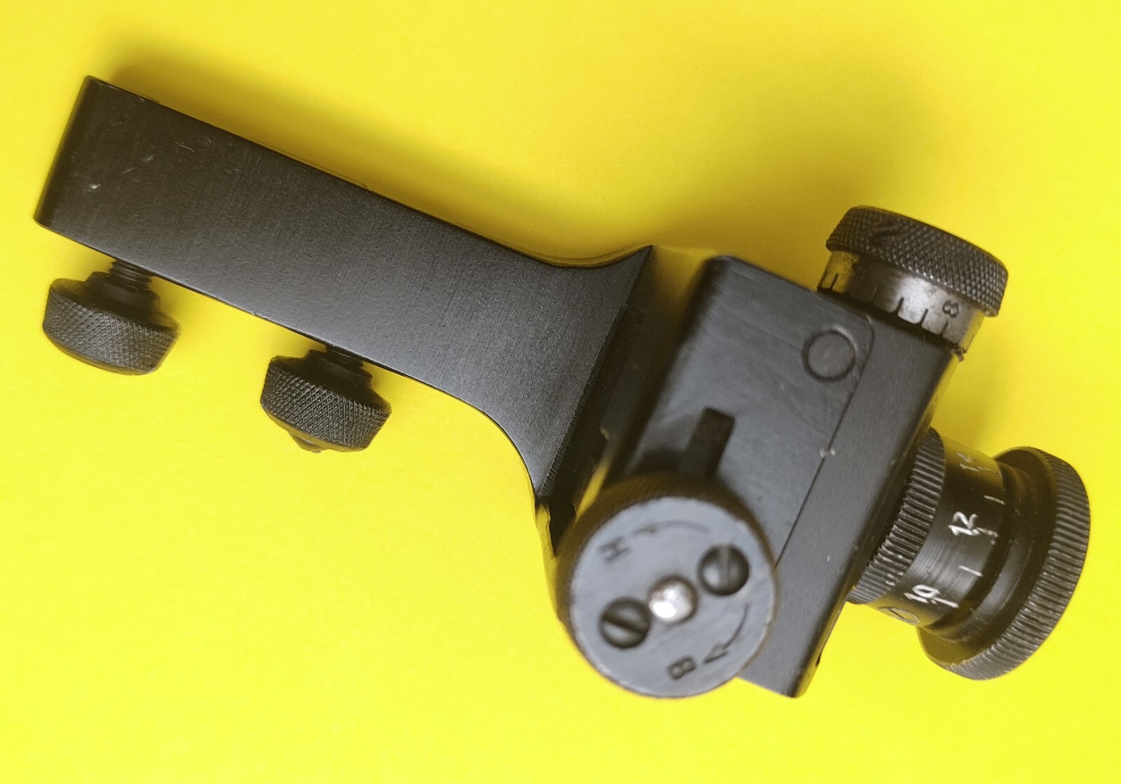 Rear diopter iris aperture receiver micrometer Peep URAL CM sight ...