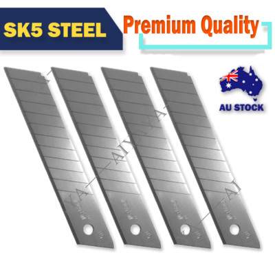 Snap Off Trimming Knife Blades Utility Retractable Box Cutter Blade fit ...