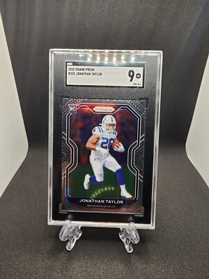 2020 Prizm Jonathan Taylor Rookie Card RC #332 Colts SGC 9 | eBay