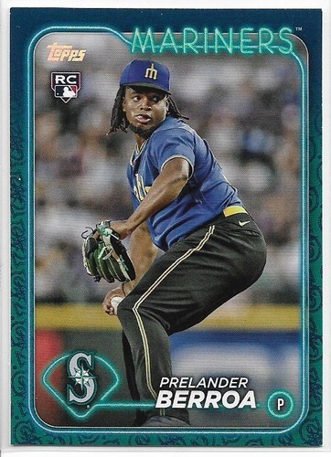 2024 Topps Prelander Berroa #36 Rookie Team Color Border Variation SP ...