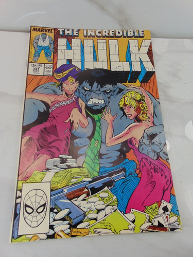 THE INCREDIBLE HULK 347 (NEAR MINT) 1st JOE-FIX IT and MARLO CHANDLER ...