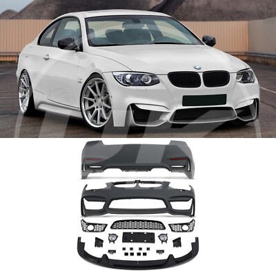 M4 STYLE BODY KIT FRONT REAR BUMPERS FOR BMW 3 SERIES E92 E93 COUPE LCI ...