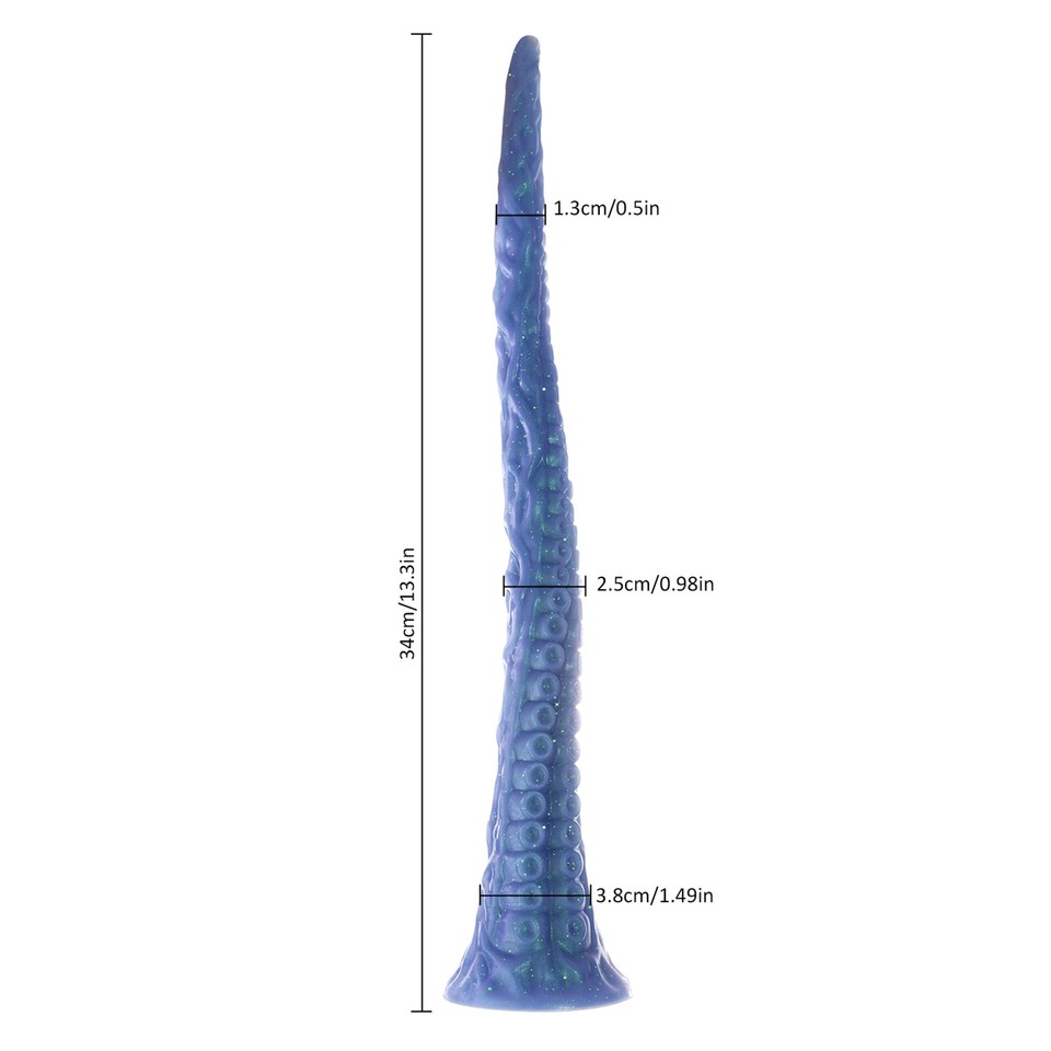 Silicone Long Dong Tentacle Dildos Suction Cup 3 Sizes Anal Sex Toys ...