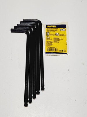 Irwin Ball End Long Arm Hex Keys 5pk 6mm | eBay