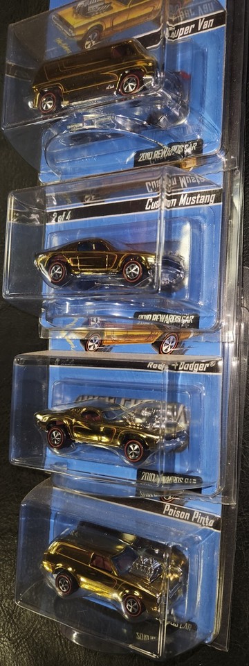 Lot Of 4 Hot Wheels RLC SUPER CHROMES Poison Pinto Rodger Dodger Van ...