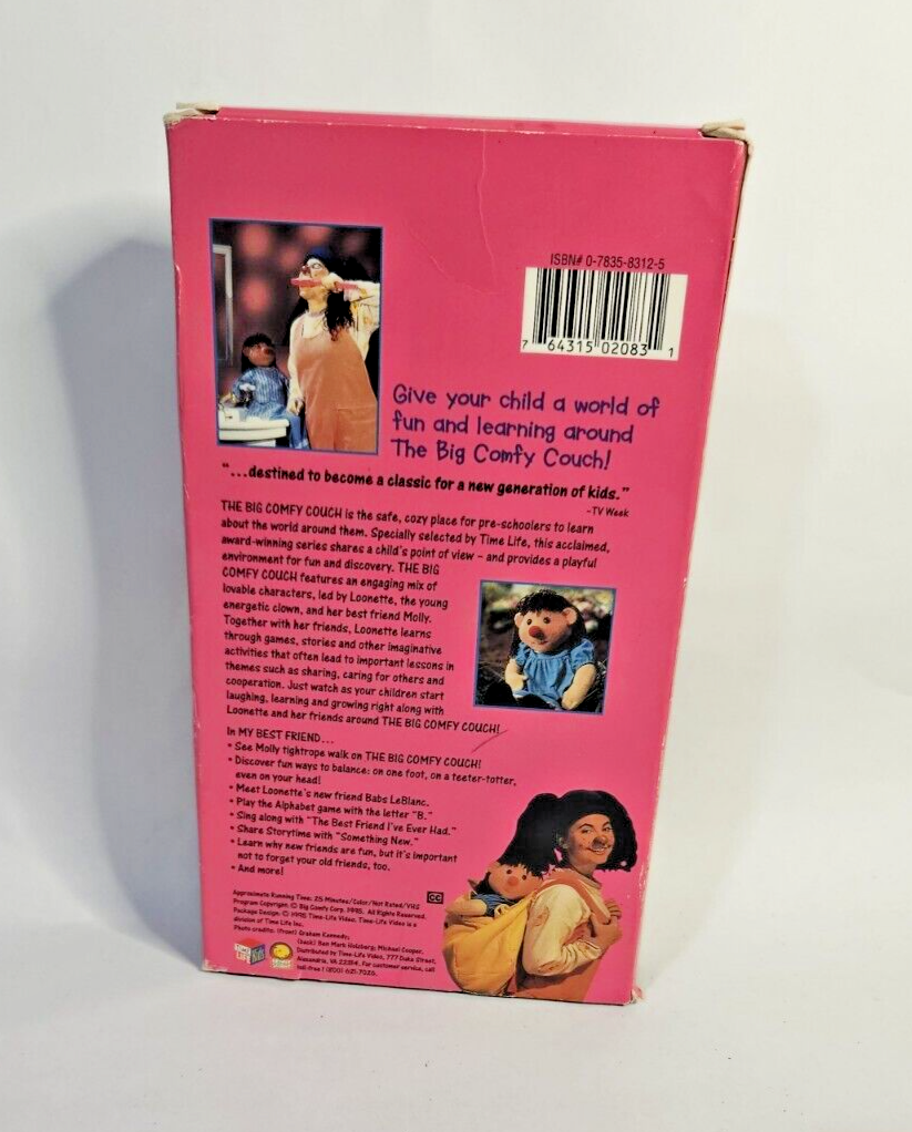 Video Buddy Interactive The Big Comfy Couch My Best Friend VHS 1995 | eBay