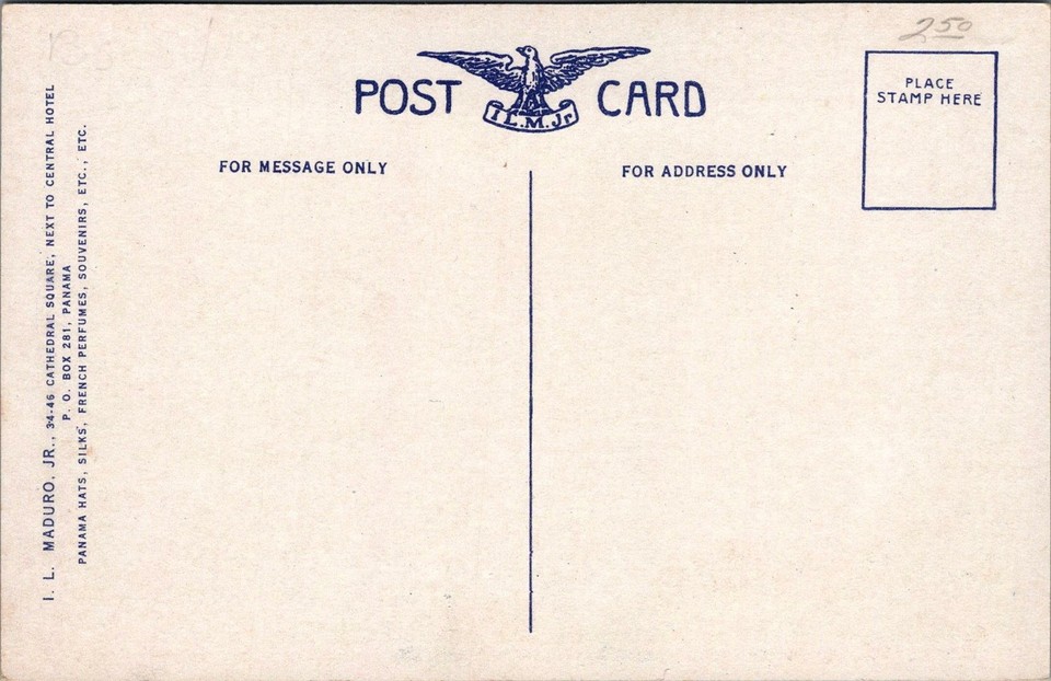 Postcard Ship HMS Nelson Battleship Afloat Passing Gaillard Cut Panama ...