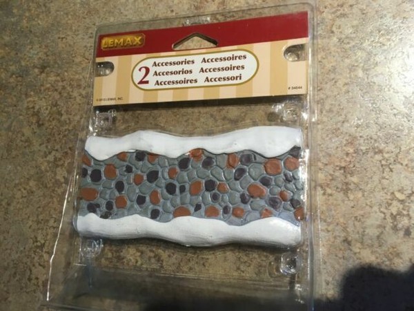 Lemax 34644 Stone Road Straight Set of 2 Christmas Village Landscape ...