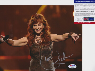 Reba McEntire Country Legend Signed Autograph 8x10 Photo PSA/DNA COA #1 ...