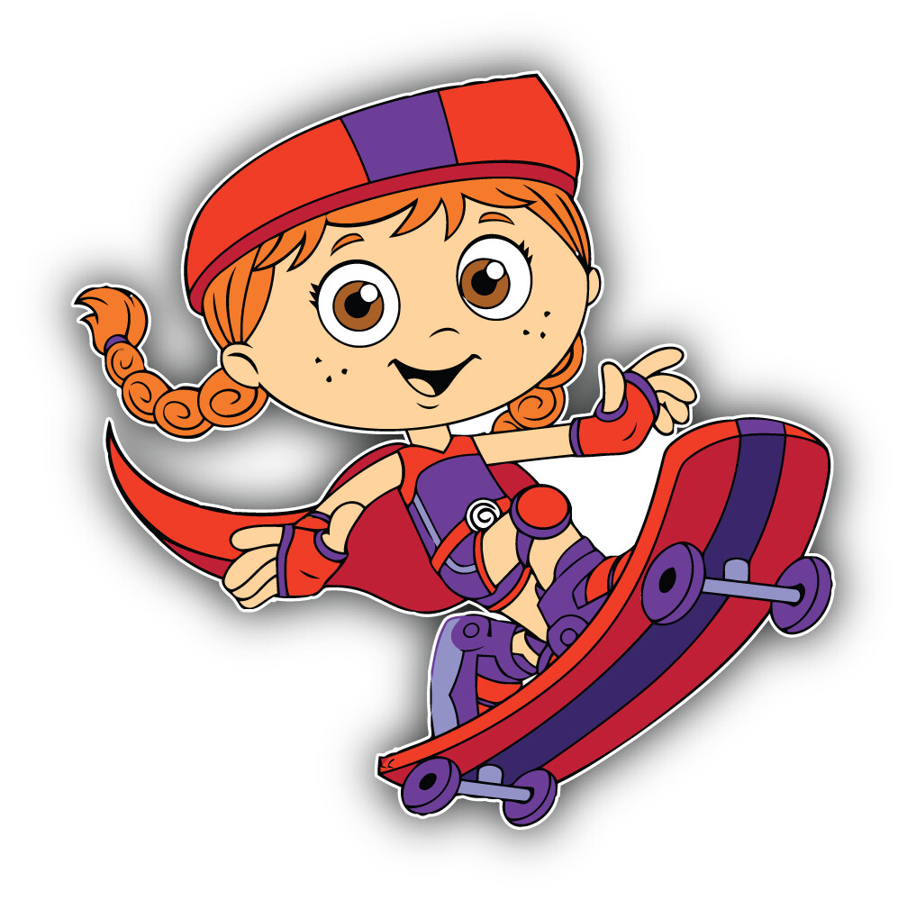 Super Why Cartoon Wonder Red Sticker Bumper Decal - ''SIZES'' | eBay