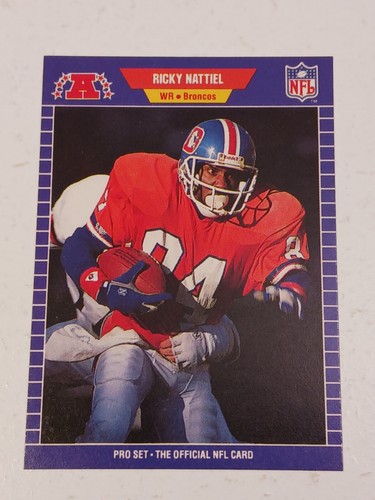 Ricky Nattiel Denver Broncos 1989 Pro Set Card #109 | eBay