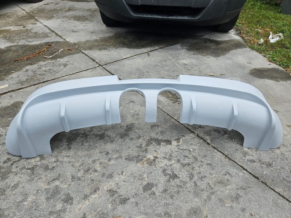 VW Golf 5 MK5 R32 GTI Rear Bumper Diffuser FITS | Gray | Unfinished ...