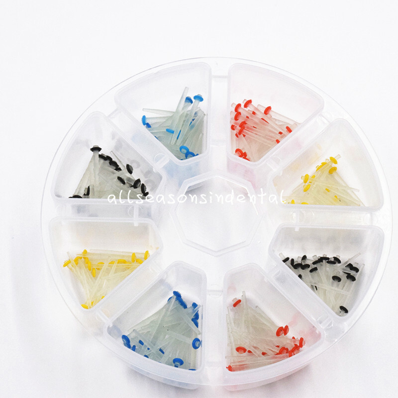 200 Pcs Dental Fiber Post Glass Quartz Teeth Restorative 1.0 1.2 1.4 1. ...