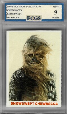 1980 Star Wars Burger King Chewbacca Graded FCGS 9 MINT | eBay