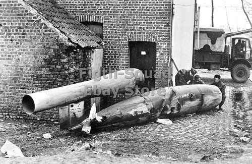 WW2 Picture Photo German V-1 rocket fallen in UK 6032 | eBay
