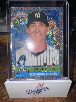 Duke Ellis #266 Topps Heritage 2025 Silver Sparkle (RC) Yankees | eBay